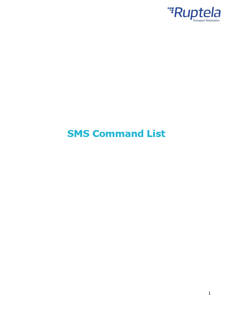 SMS Commands for Tracking Devices | PDF | File Transfer Protocol | Port ...