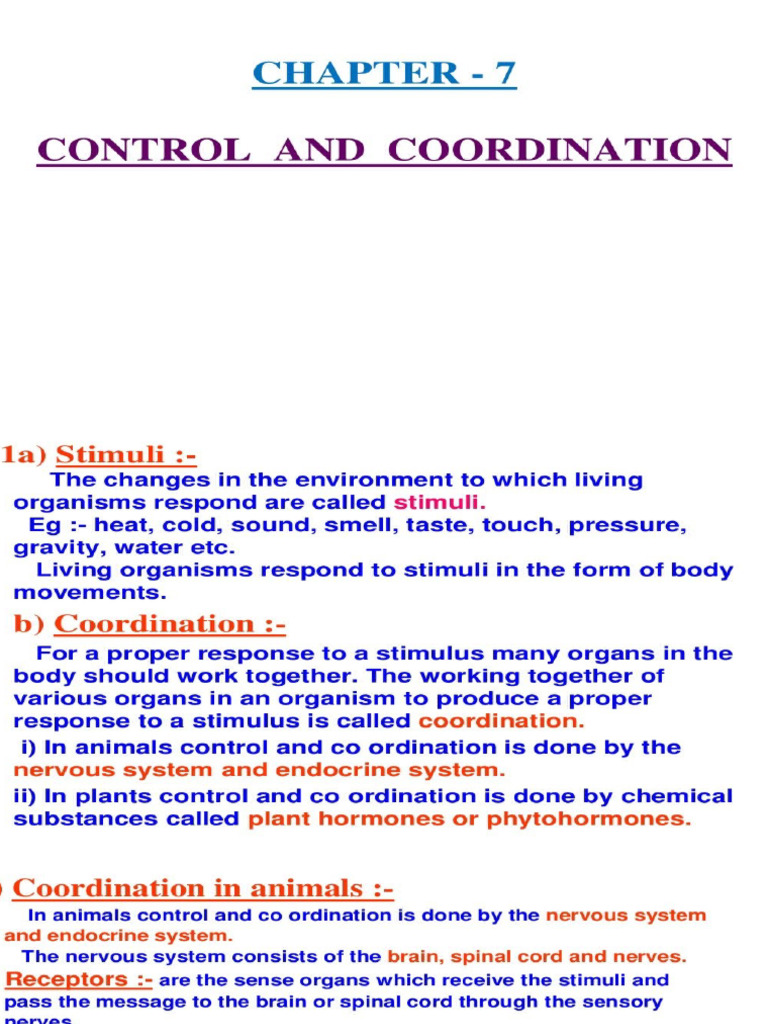 L7 Control and Coordination | PDF