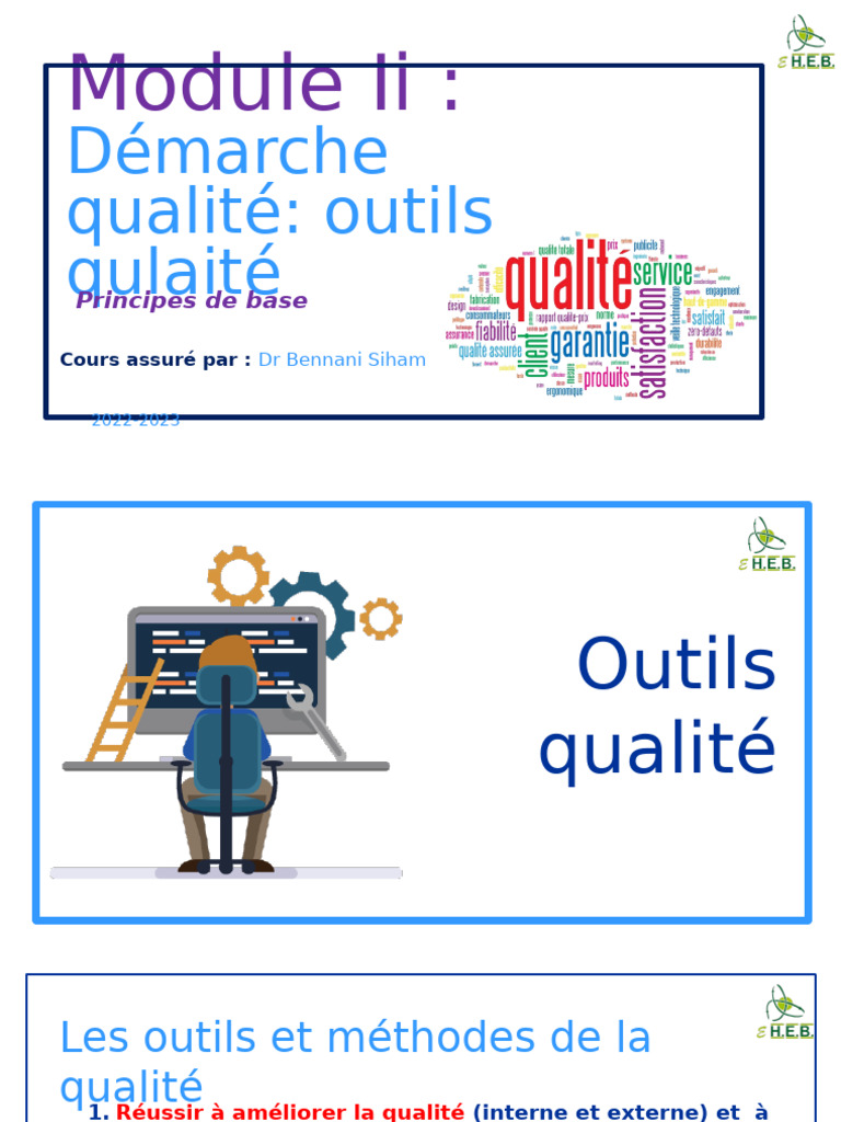 Module II Outils Qualité | PDF | Risque | Gestion des risques