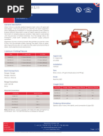 Reliable Alarm Check Valve DATASHEET | PDF | Fire Sprinkler System | Valve