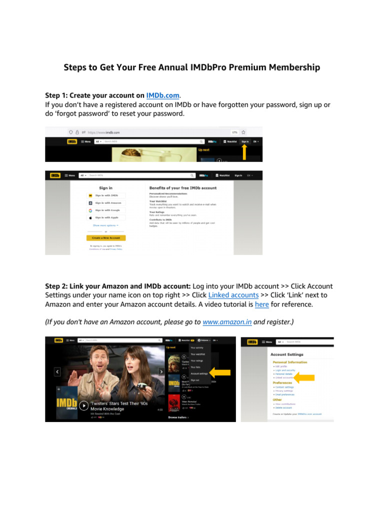 Step by Step Guide To Claim Your Free IMDbPro Subscription ...
