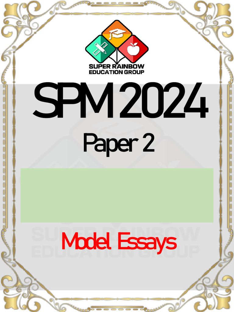 (DEC) F5 SPM BI Trial 2024 (Writing Paper) - Extended Ans | PDF ...