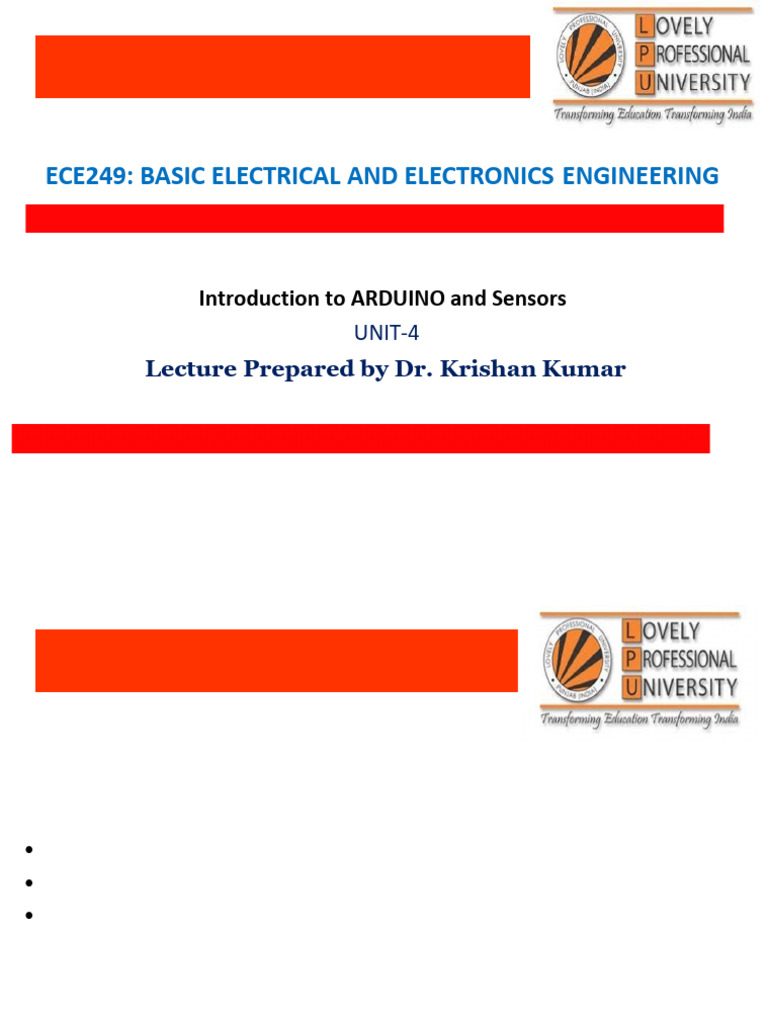 UNIT4 ARDUINO_NOTES_PPT | PDF | Infrared | Thermocouple