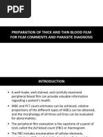 Blood Smear Preparation Techniques | PDF | Hematology | Medicine