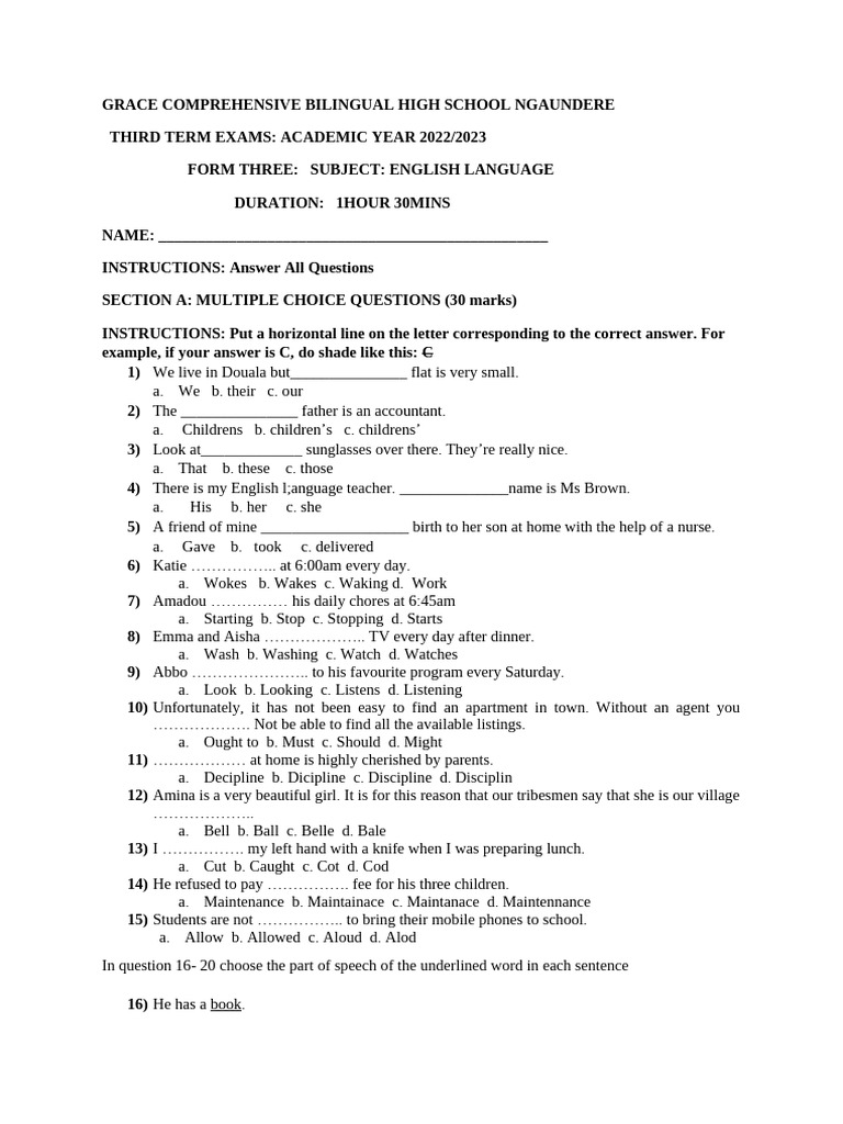 ENG F3 | PDF | Natural Disasters | Adverb