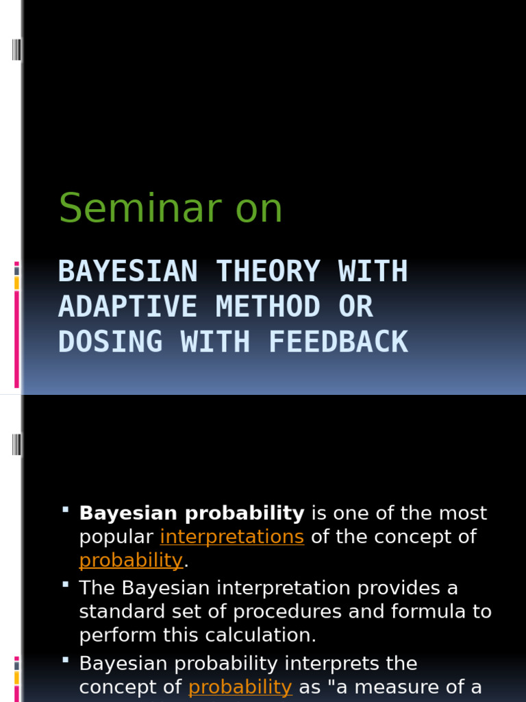 Bayesian Methods in Pharmacokinetics | PDF | Bayesian Probability | Pharmacokinetics