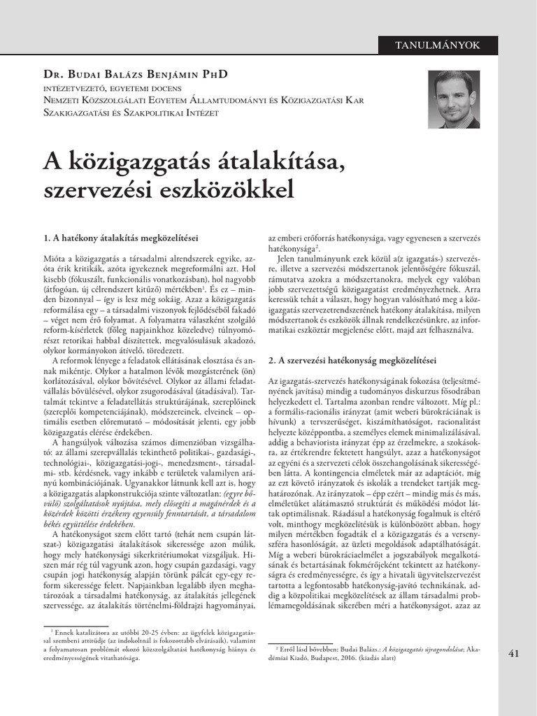 Budai Balázs Benjámin A Kozig Atalakitasa | PDF
