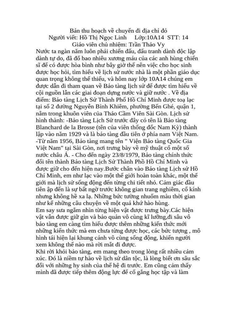 Hồ Thị Ngọc Linh A14-bth | PDF