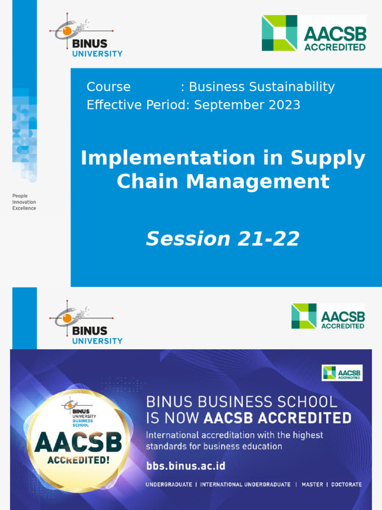 Sustainable SCM for Business Students | PDF | Life Cycle Assessment ...