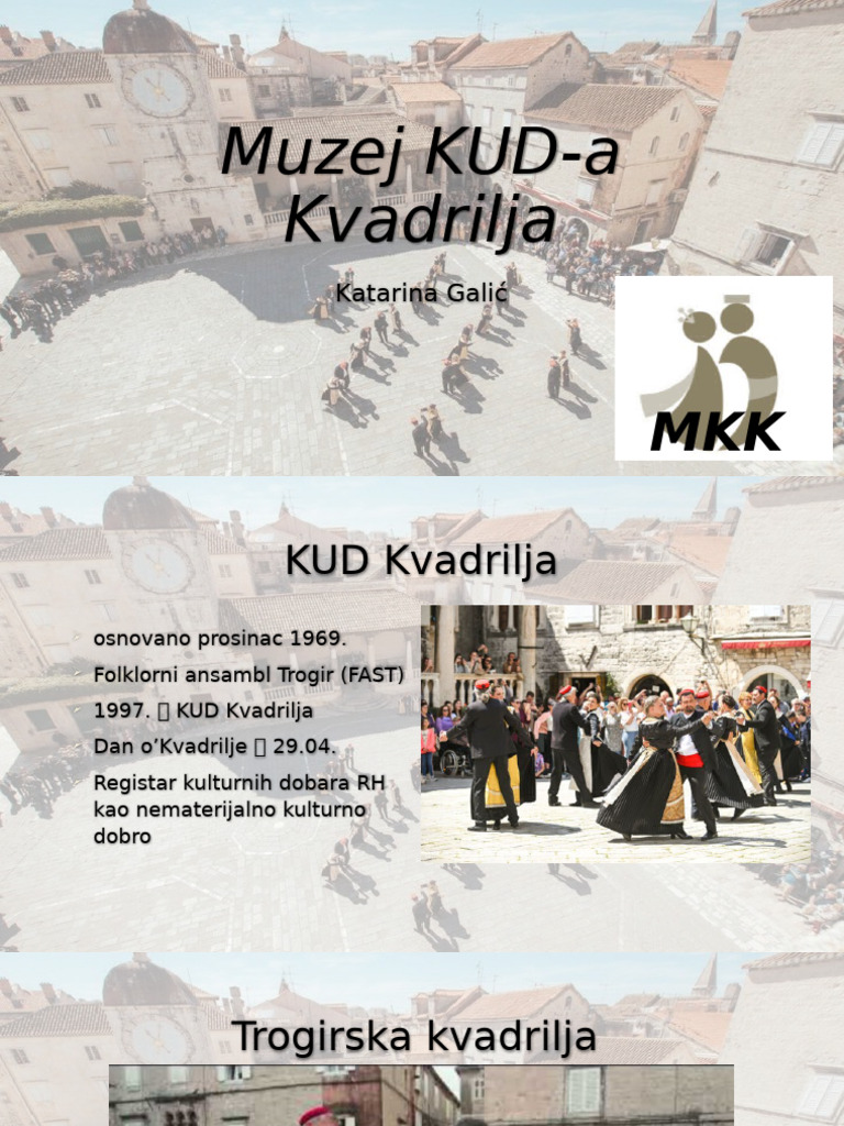 Muzej KUD-a Kvadrilja | PDF