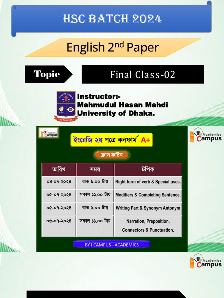 HSC 2024 English Modifier Guide | PDF | Verb | Adjective