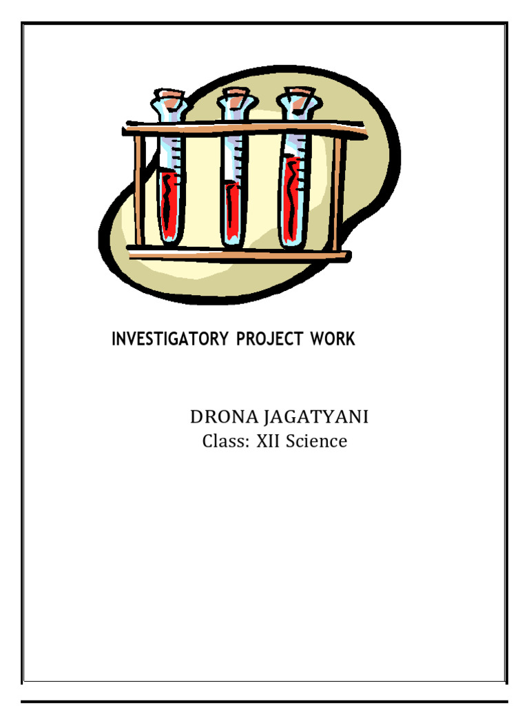 project (1) | PDF | Chemistry