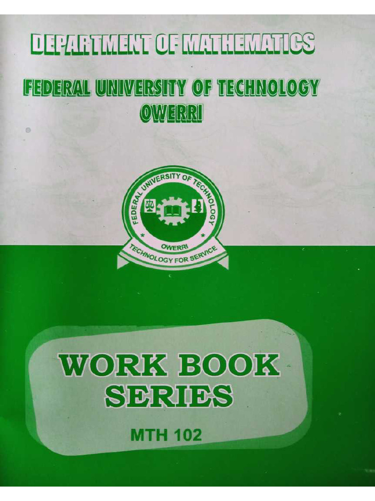 MTH 102 - Manual (Unfilled) | PDF