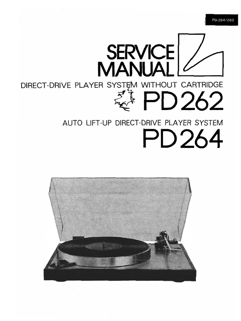 Luxman PD 262 Service Manual | PDF