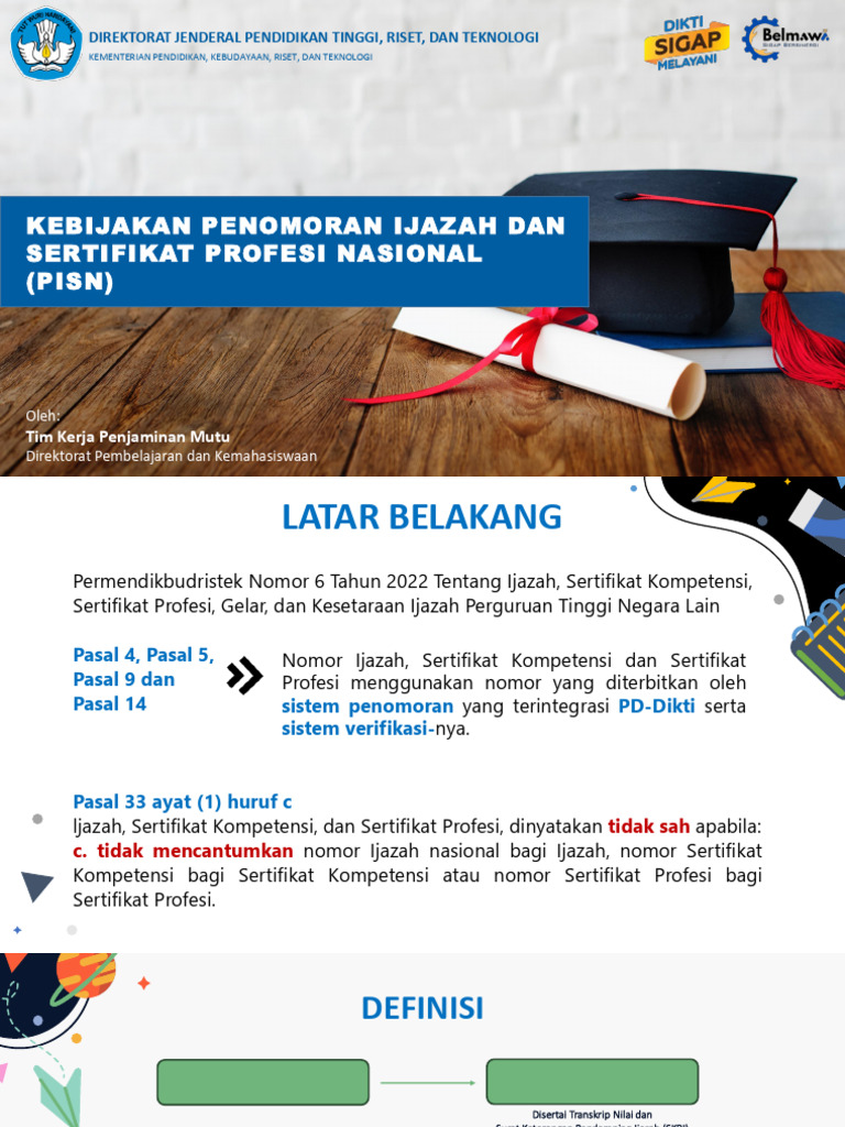 Paparan Kebijakan PISN | PDF