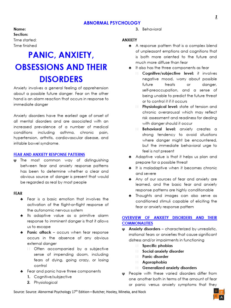 Understanding Anxiety Disorders | PDF | Phobia | Anxiety