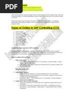 SAP-CO-Internal Order Configuration Guide: Jayanth Maydipalle | PDF ...