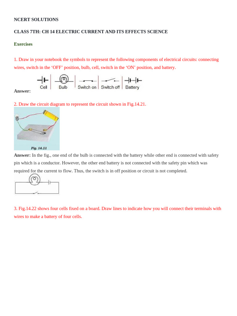 NCERT Solutions for Class 7th EC & IEhhhhhbb rt | PDF | Applied And ...