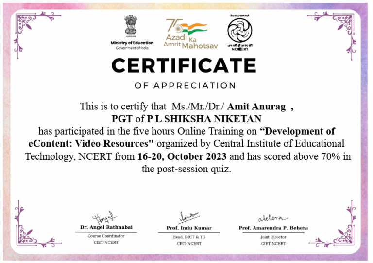 Development of eContent_ Video Resources | PDF