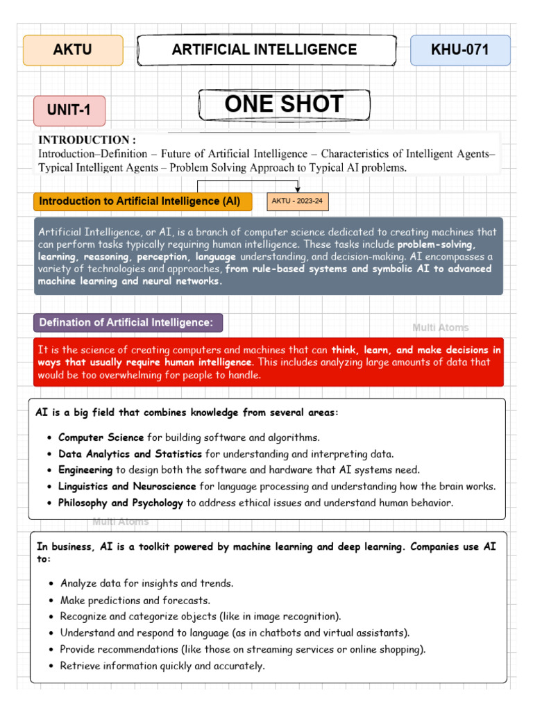 Artificial-Intelligent | PDF | Artificial Intelligence | Intelligence (AI) & Semantics