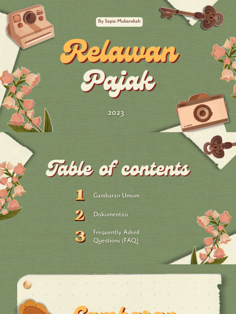 Relawan Pajak Renjani: Panduan Lengkap | PDF