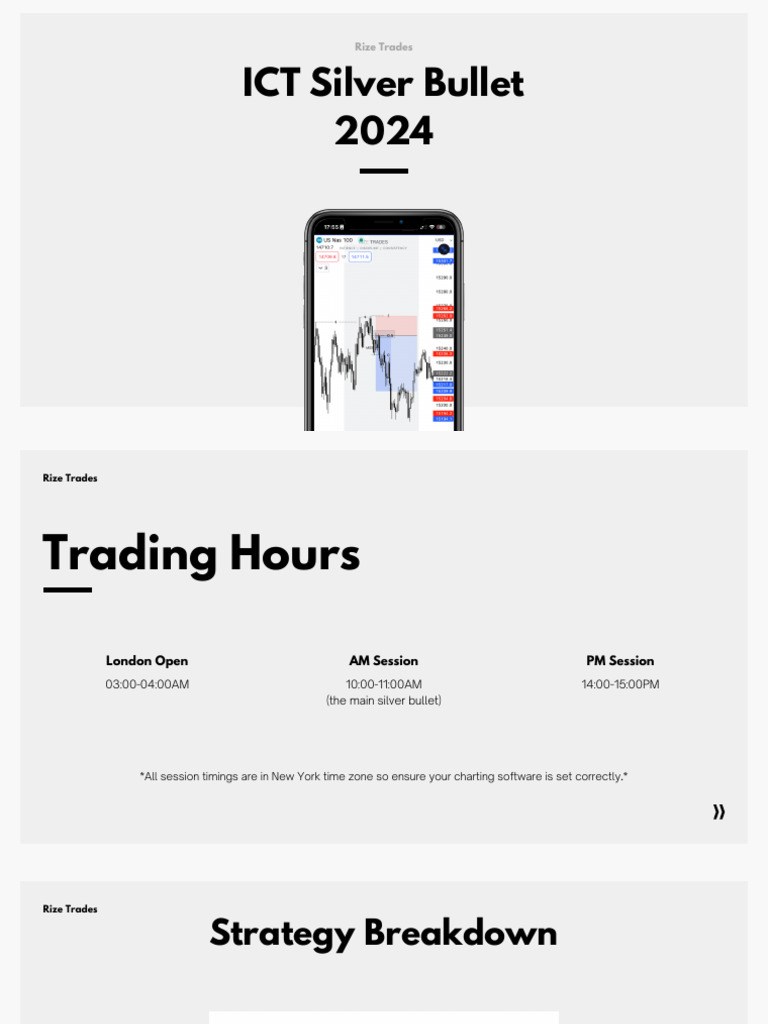 Rize Trades: Silver Bullet Strategy Guide | PDF