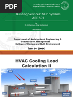Heat Load Calculation | PDF | Air Conditioning | Ventilation (Architecture)