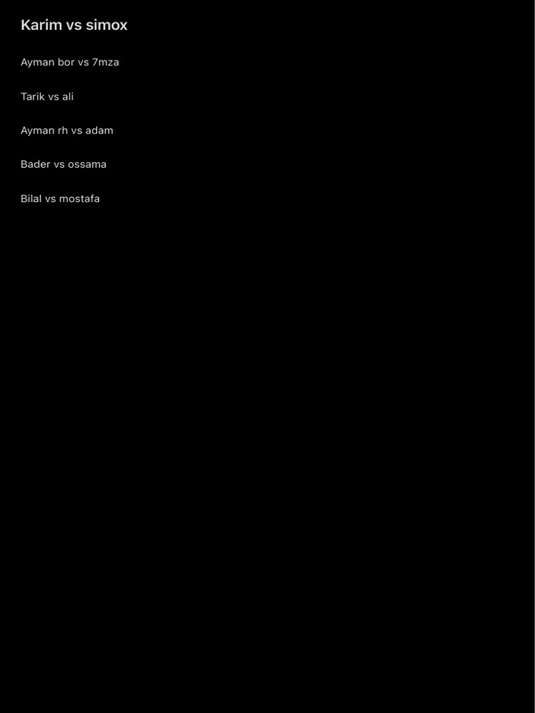 Karim Vs Simox | PDF