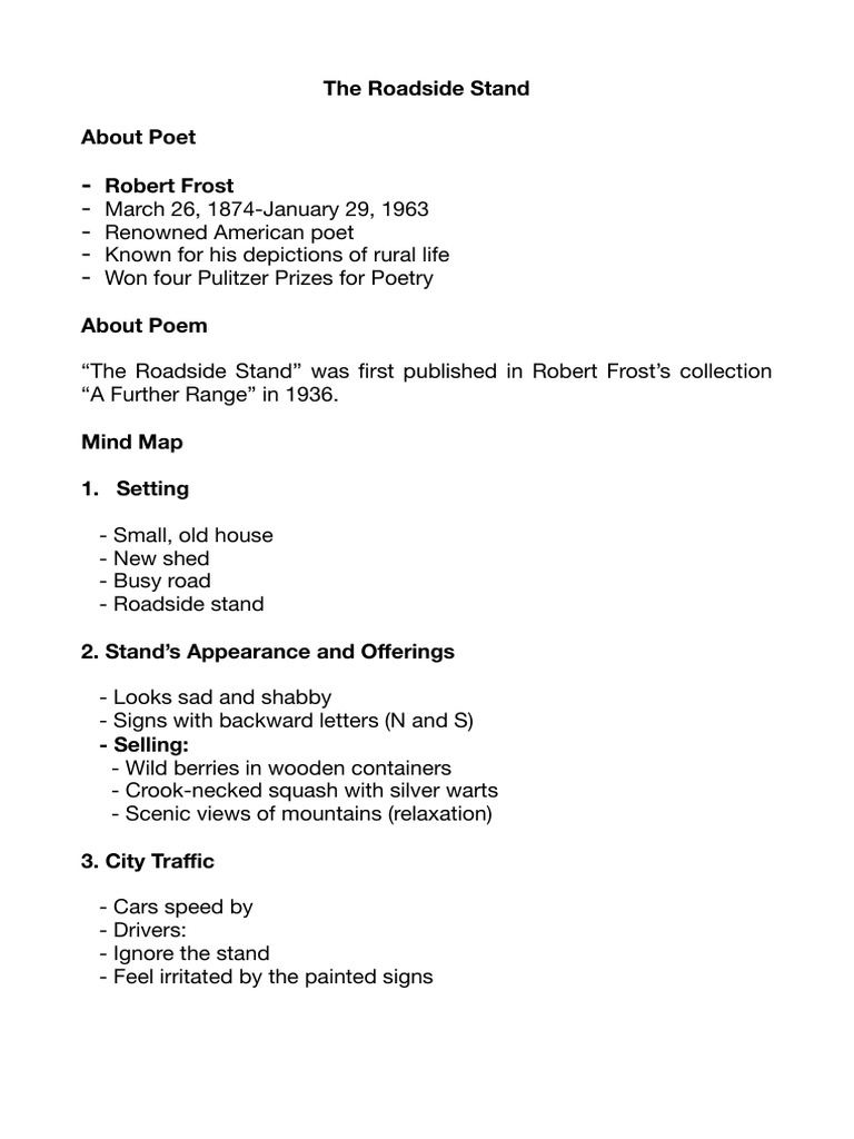 12-The Roadside Stand | PDF