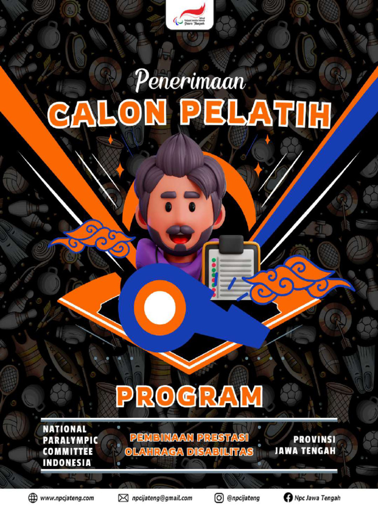 Penerimaan Calon Pelatih PJP NPCI Jawa Tengah 2025 | PDF