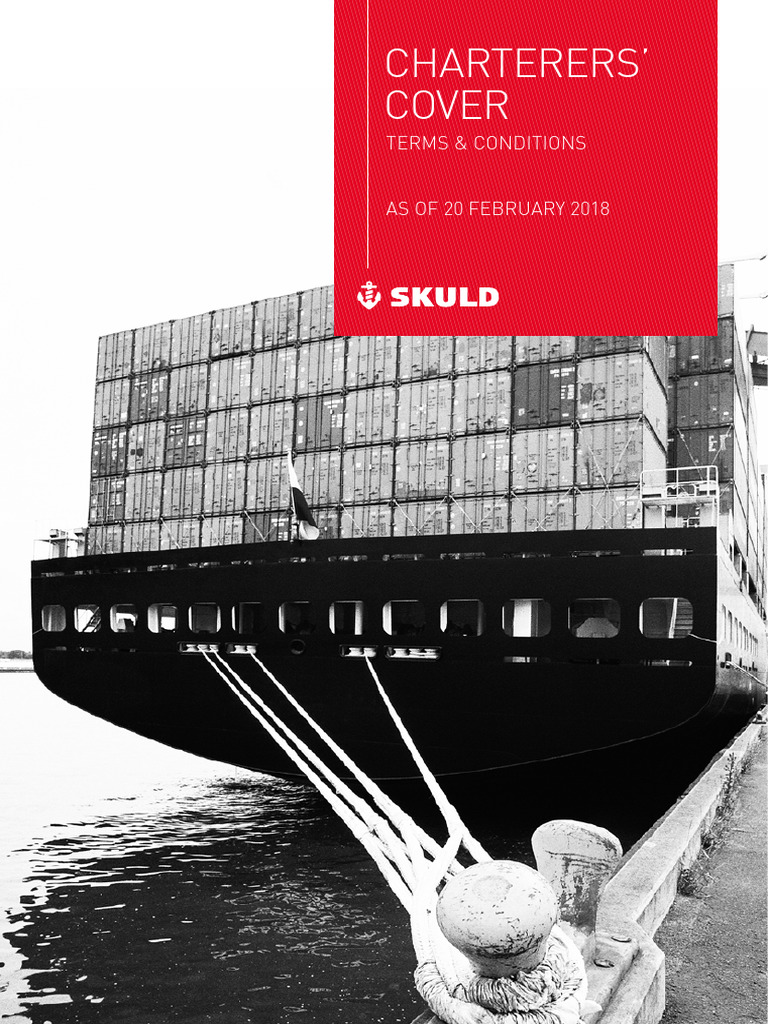 2018 Skuld Charterers Cover TC | PDF | Bill Of Lading | Insurance