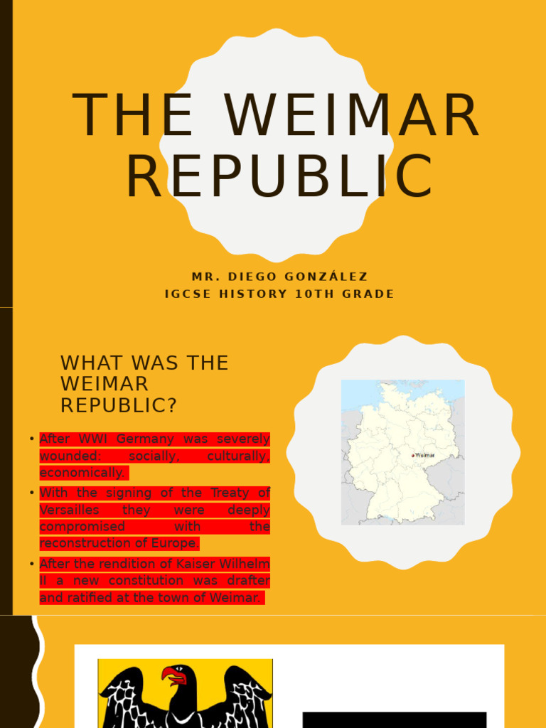 The Weimar Republic | PDF