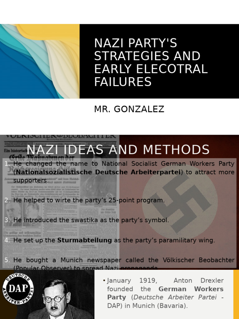 Nazi Party Strategies and Failures | PDF | Nazi Party | Adolf Hitler