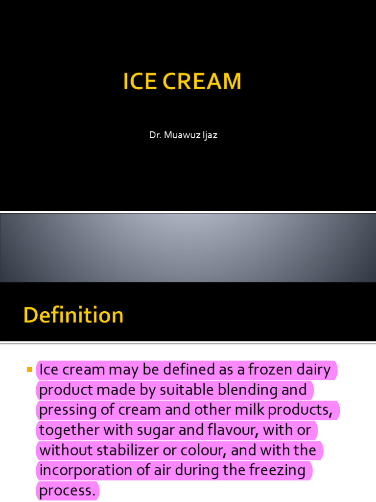 Ice Cream | PDF