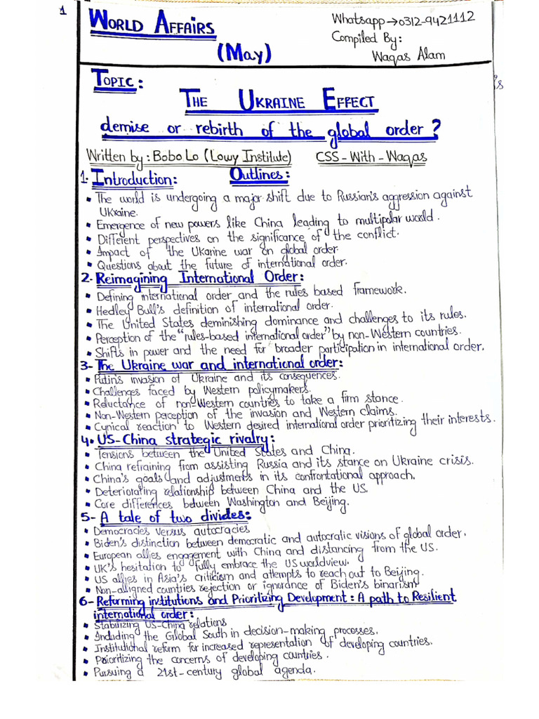 Topic 1 May Notes | PDF