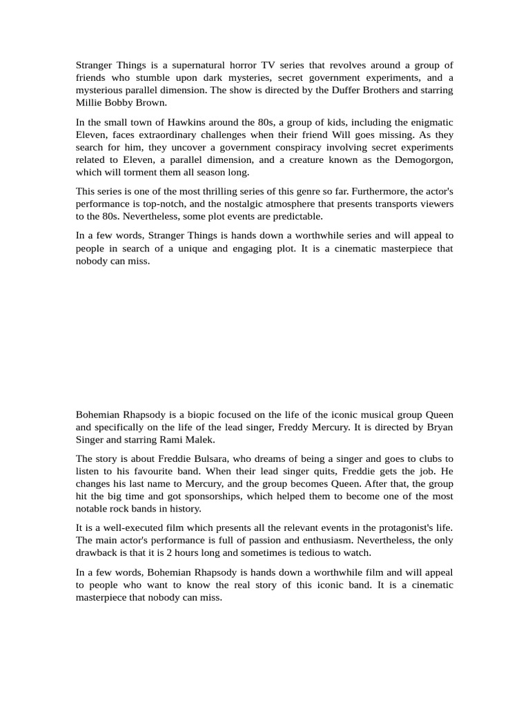 Stranger Things | PDF