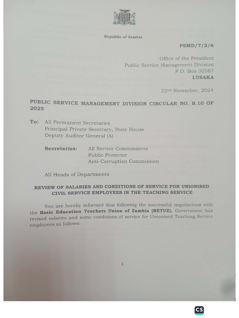 PSMD Circular No. b.10 of 2025 | PDF