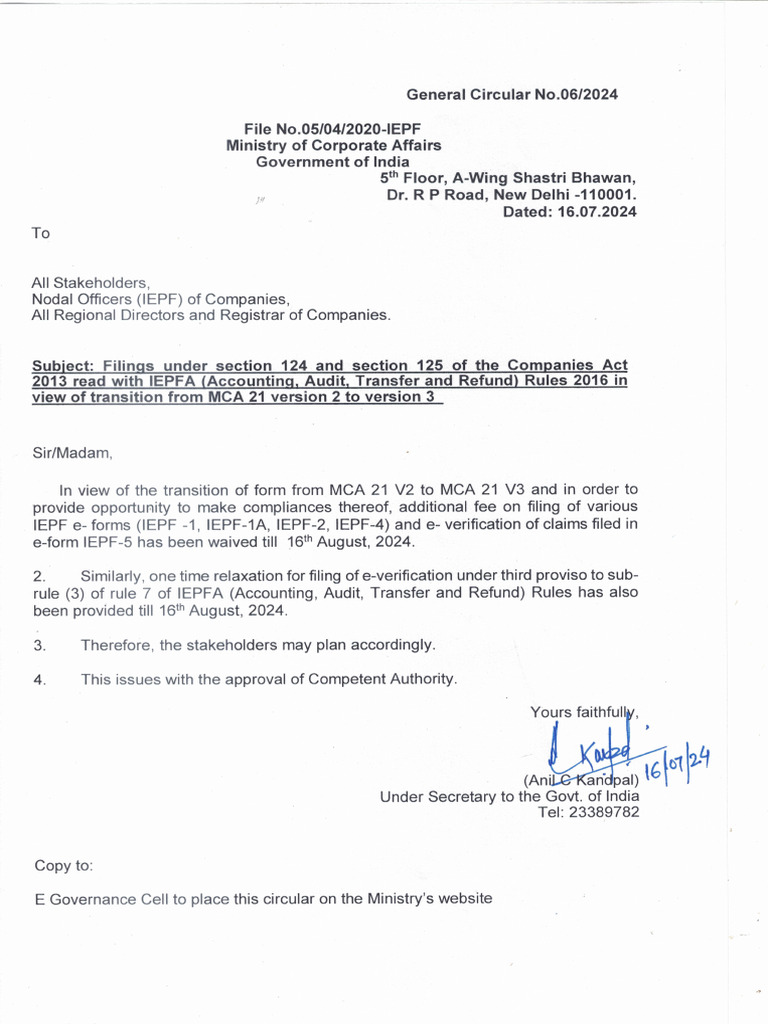 General Circular 6 20240718 | PDF