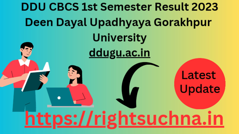 DDU CBCS 1st Semester Result 2023 | PDF