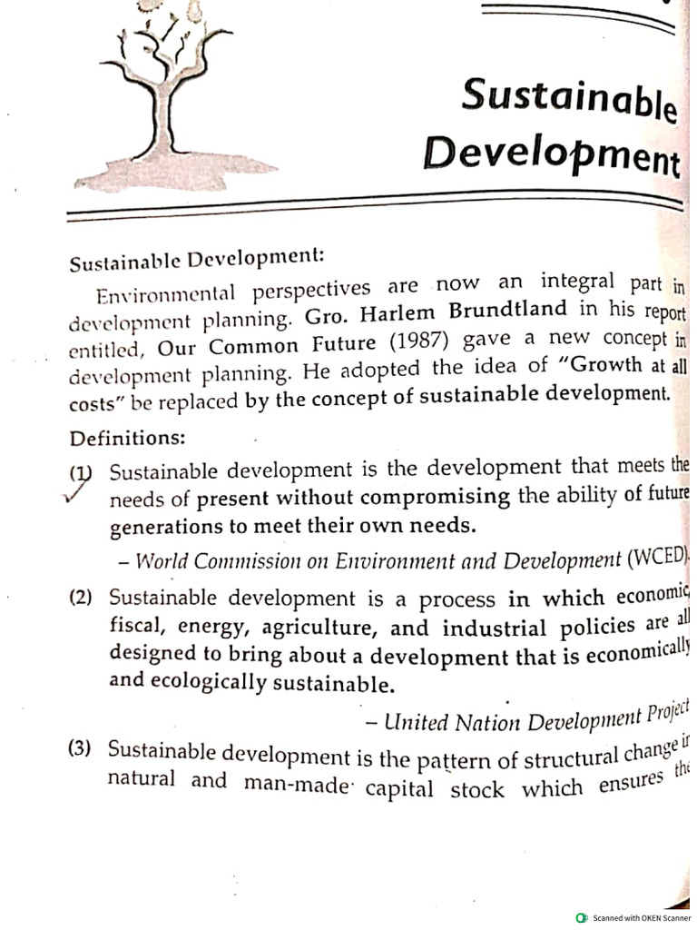 Unit - 3 Sustainable Development New | PDF