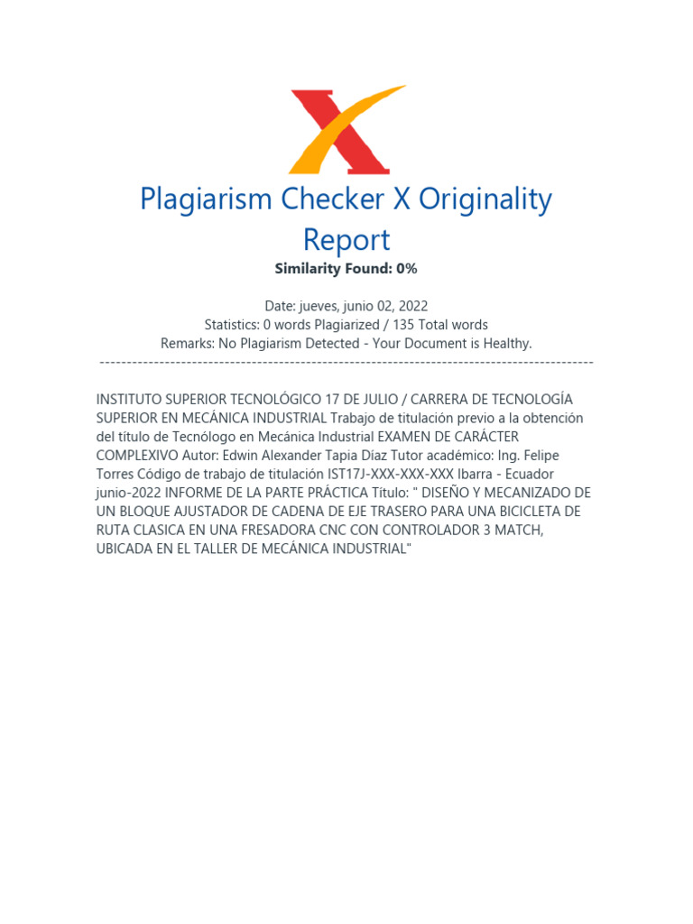 PCX - Report 8 | PDF