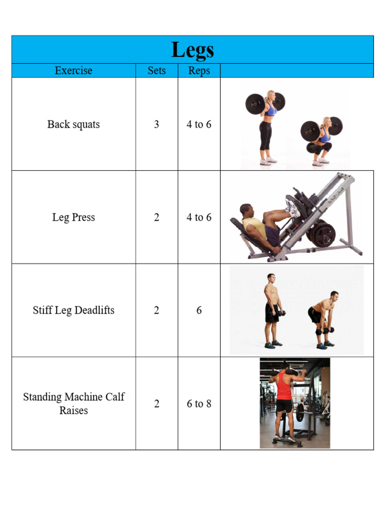 Full Body Workout Routine Guide | PDF