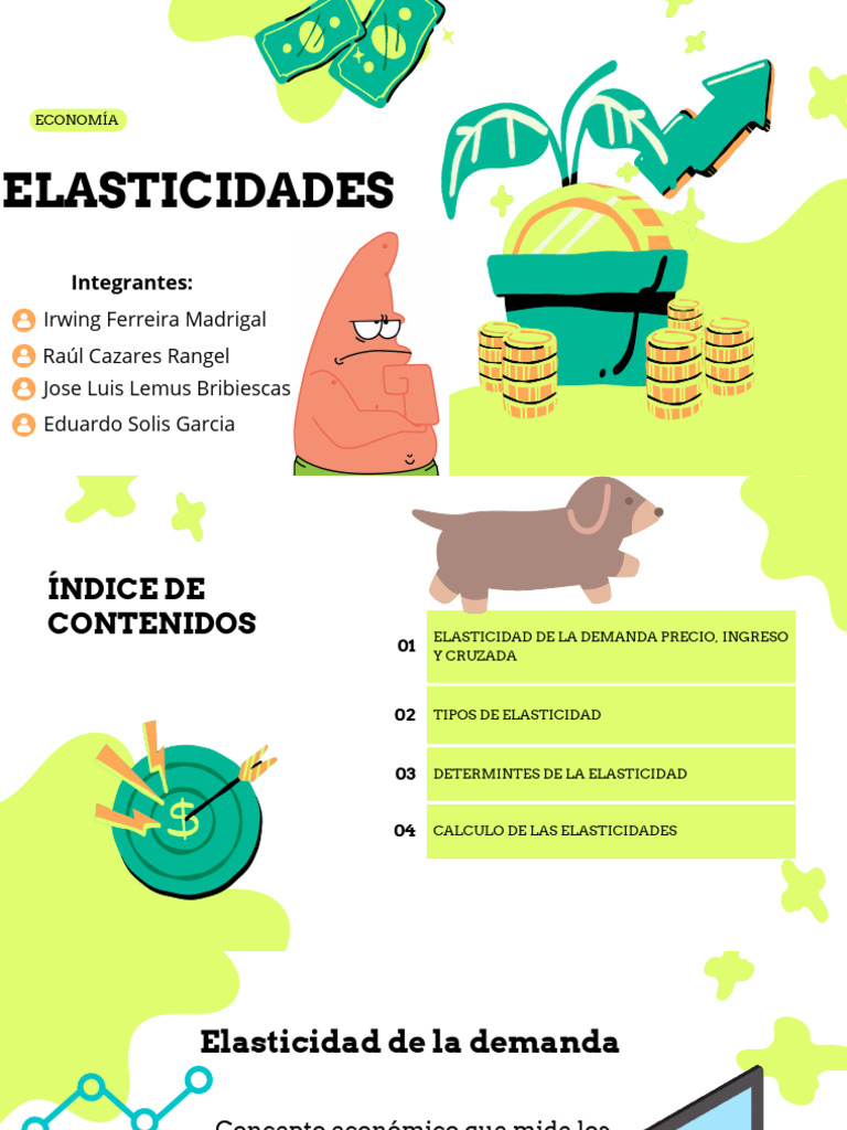 Elasticidades Eq 1 | PDF | Elasticidad (economía) | La elasticidad precio de la demanda
