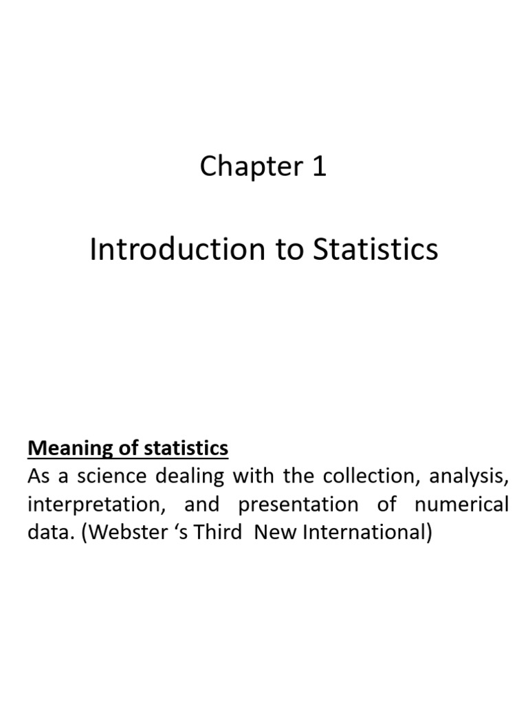 Introduction to Business Statistics | PDF | Level Of Measurement ...