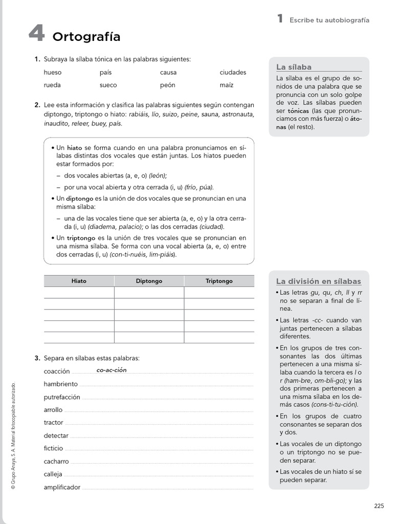 Actividades de Refuerzo de Ortografia | PDF | Lingüística | Voz humana