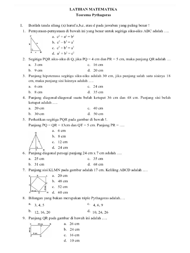 Latihan Soal Mat | PDF