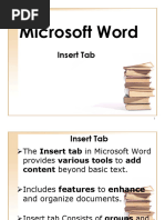 MS Word Office 365 Complete Tabs Notes | PDF | Microsoft Word | Hyperlink