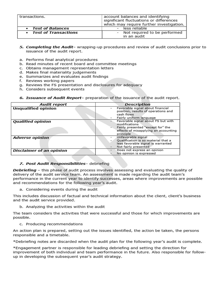 5 - Overview-Of-The-Financial-Statement-Audit-Process 7 | PDF | Auditor ...