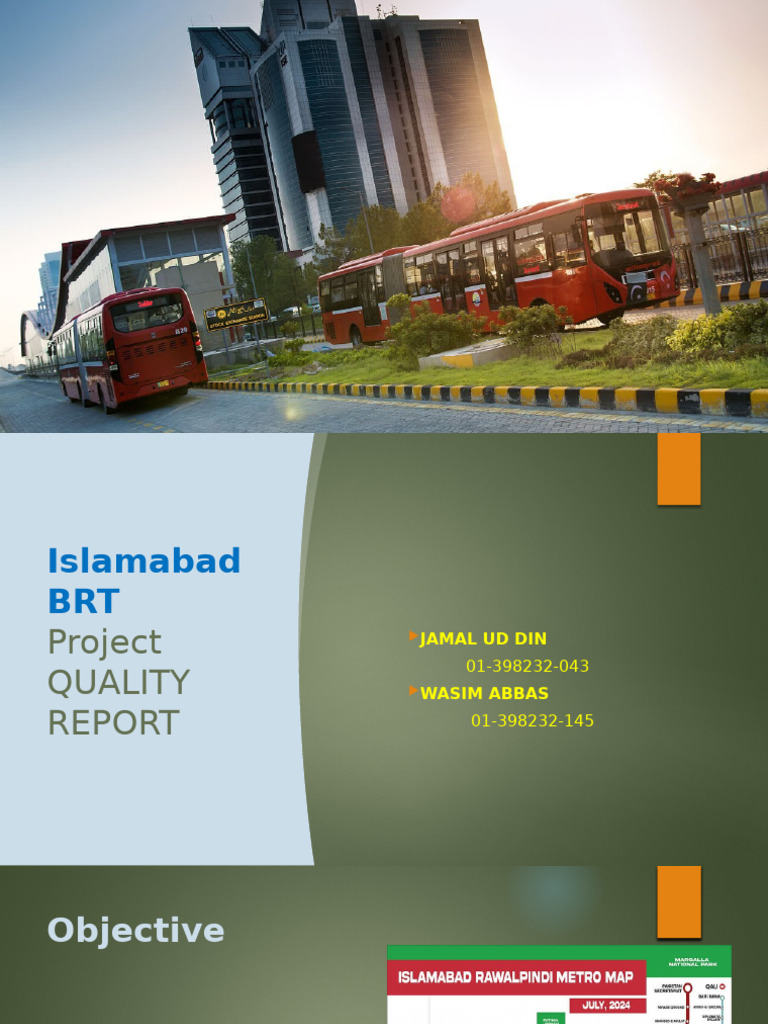 Final Presentation Isl BRT | PDF | Project Management | Transport