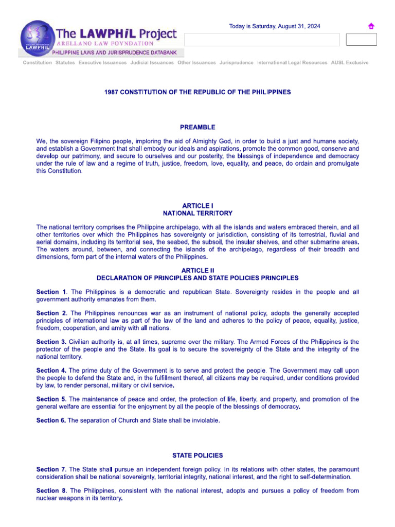 1987 Philippine Constitution - The LawPhil Project 2024-09-15 02-14-23 ...